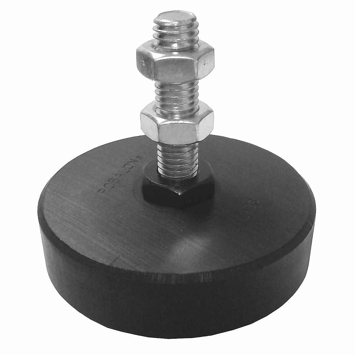 Robalon A189BS Composite Replacement Plow Pad Skid Shoe, Black