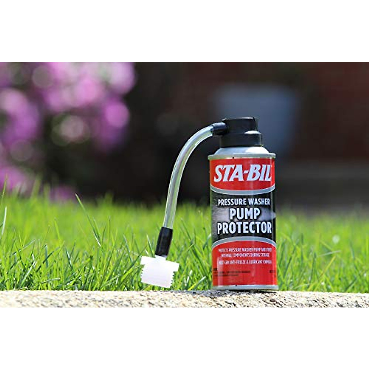 STA-BIL Pump Protector - Protects Pressure Washer Pumps and Other Internal Components During Storage, Next Gen Anti-Freeze and Lubricant Formula, 4oz (22007) , Red