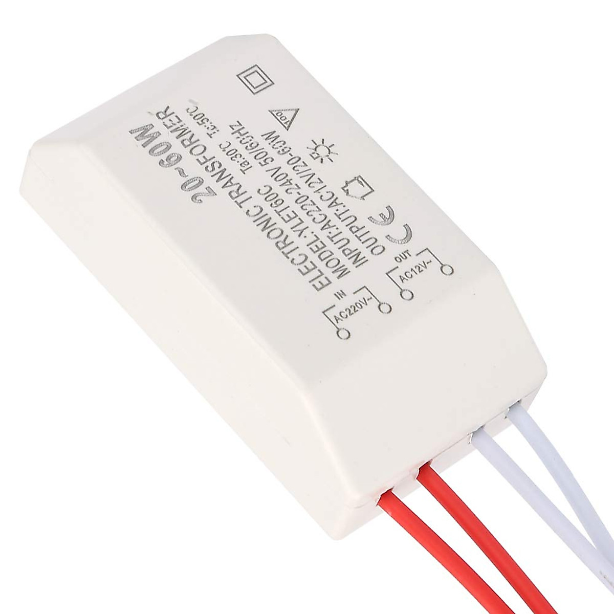 Electronic Transformer 220V to AC 12V Buck Transformer Voltage Converter 20-60W Smart power Driver Full Power