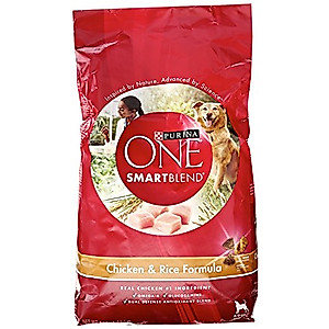 Purina One Dry Dog Food Chicken and Rice Formula, 4 lb