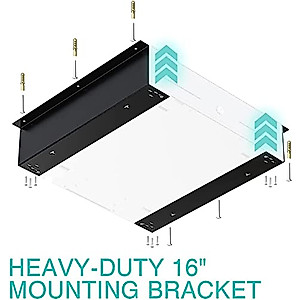 Skywin Cash Drawer Under Counter Mounting Brackets - Heavy Duty Steel Mounting Brackets for Installation of 16" Cash Registers Drawer Under The Counter (1)