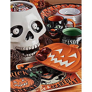 Certified International Scaredy Cat 22 oz 3-D Mugs, Set of 4 Assorted Designs
