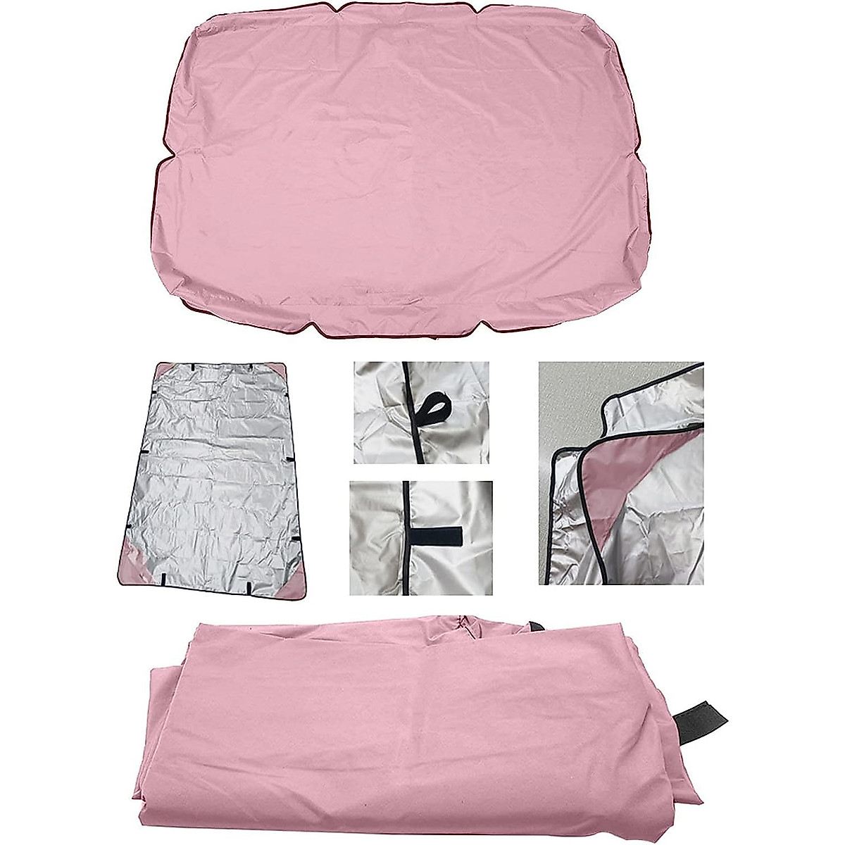 Patio Swing Canopy Top Cover,2 3 Seater Waterproof Replacement Canopy Cover for Swing Chair Awning Glider,Swing Cover for Outdoor Garden Furniture,210D Oxford Cloth(Beige,77x49x6inch)