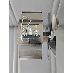 HAWCAFU Wood Stove Fan 4 Blades Fireplace Fan Heat Stove Fan Pellet Stove Fan for Fireplace/Burner/Logs/Fireplace