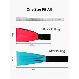 Women's Workout Headband Non Slip Lightweight Headbands Headscarf for Yoga Running Sports Travel Athletic Fitness Elastic Wicking Fits-C003