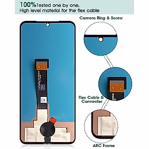 for LG V60 ThinQ 5G Screen Replacement for LG V60 ThinQ 5G LCD Display for LM-V600 A001LG Digitizer Touch Screen Assembly Replacement Repair Parts