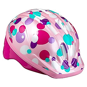 Schwinn Classic Toddler Bike Helmet, Dial Fit Adjustment, Kids Age 3 - 5 Year Olds, Girls and Boys Suggested Fit 48 - 52 cm, Carnival