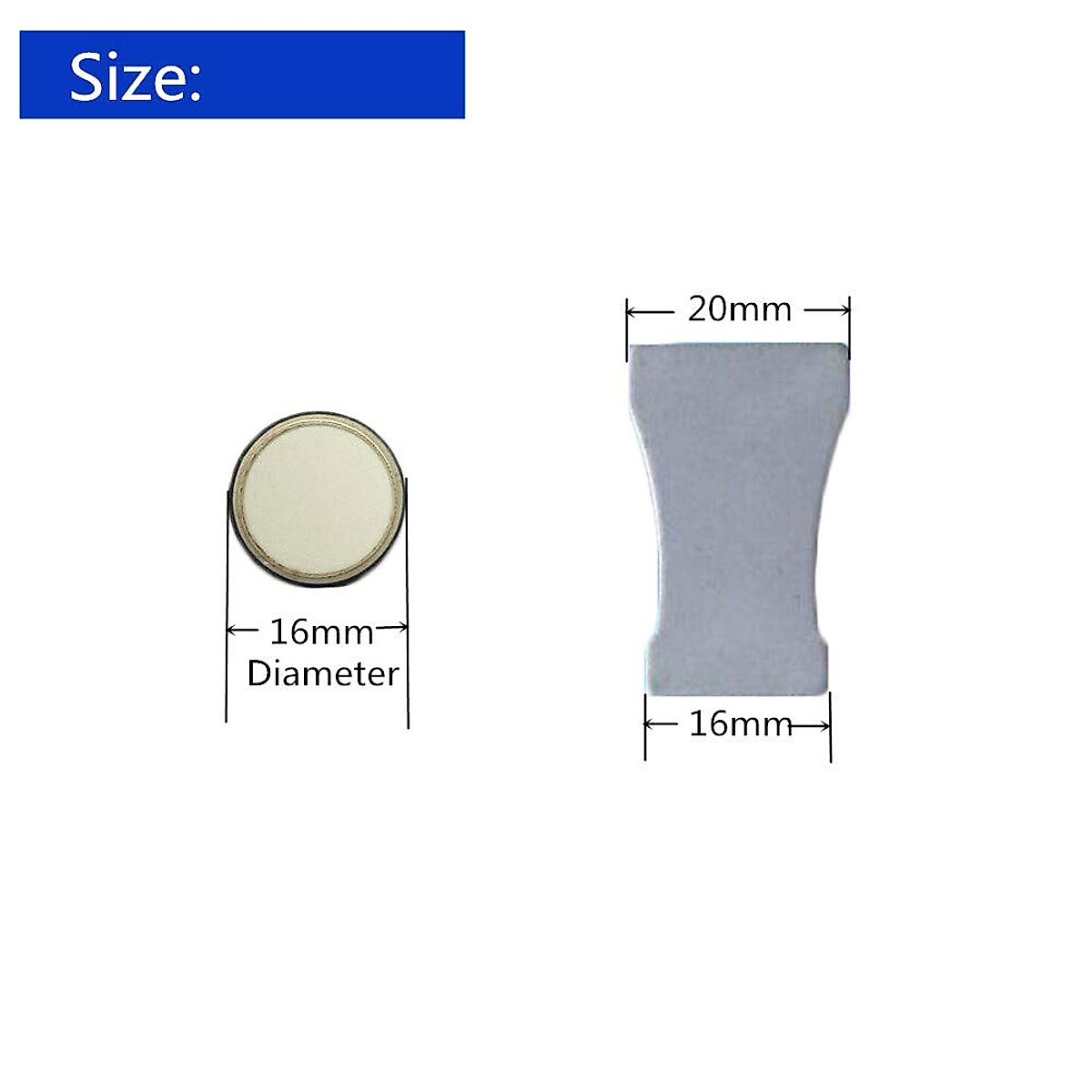 16MM Ultrasonic Mist Maker Water Fogger Ceramics Discs with Replacement Tool, Atomizer Humidifier Accessories Pack of 10