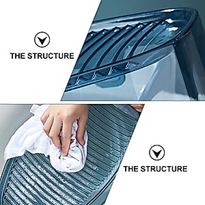 Cabilock Underwear Laundry Beads Washboard Anti- Slip Laundry Cleaning Board Mini Laundry wash Board Clothes Washing Tool for Home Free and Clear Laundry Detergent Household Laundry soap Dispenser