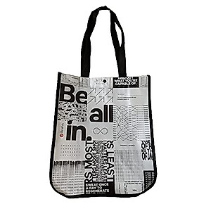 Lululemon Be All In White Reusable Shopper Shopping Tote Bag Large