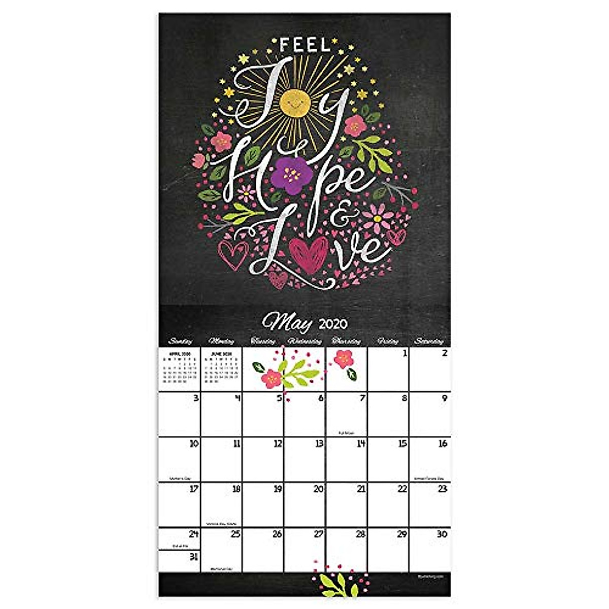 2020 Chalk It Up Mini Calendar