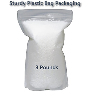 3 LBS Refill Plastic Pellets Rock Tumbling Media for Rock Tumbler, Rock Polisher, Stone Tumbler, Protect and Cushion Fragile Stones and Reduce Tumbling Noise,Get Better Result