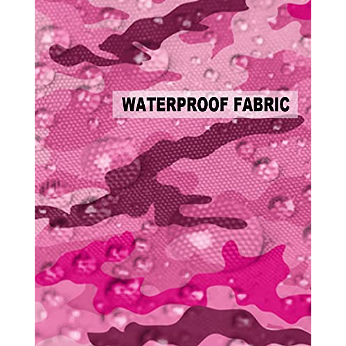 Funnywall88 Waterproof Throw Pillow Covers Set of 2 Camouflage Netting Camo Pink Couch Pillow Cases Outdoor Sofa Cushion Cover Home Decor for Bed Living Room, 20" x 12"