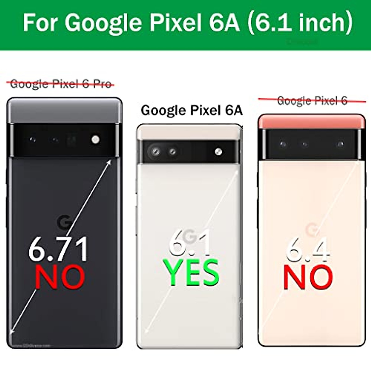 Dzxouui Pixel 6A Case, Glitter Quicksand, Glass Screen Protector, Reinforced TPU Cover - Teal/Purple