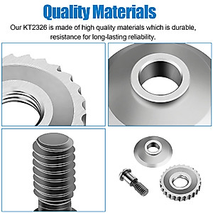 New Upgraded KT2326 Replacement Knife Gear Kits for Edlund 203 266 745-015 and 745-017 Electric Can Openers Parts