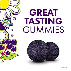 ZzzQuil VICKS Pure Kidz + Immunity, Melatonin Sleep Aid Gummies for Kids and Children, Zinc for Immune Support, Low Dose Melatonin, Berry Flavored, 60 Gummies