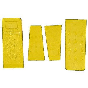 TIPU Felling Wedge for Safe Tree Cutting, 4 Pack: 8"(2-Pack)/5.5"(2-Pack), Tree Felling Wedge to Guide Trees Stabilize and Safely to Ground for Loggers and Fallers
