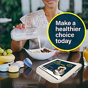 Sufaniq Nut Milk Bag - 2 Pack (12 x 12 Inches) 100% Unbleached Cotton Cheesecloth Bag, Premium Quality Reuseable Nut Bag Strainer for Almond, Soy, Oat Milk, Tea, Juices, Cold Brew Coffee