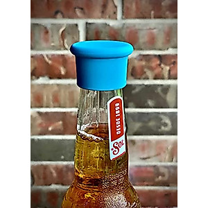 Silicone Wine Stoppers – Replace a cork – Airtight seal on Wine Bottles – Reusable Beer Bottle Cover – Wine Bottle Stopper – Wine Saver – Wine Gifts – Easy to clean! (6 Pack, Assorted)