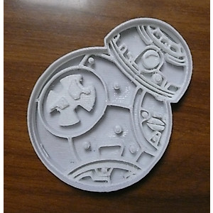 INSPIRED BY BB8 STAR WARS MOVIE THEME ROBOT DROID CHARACTER COOKIE CUTTER MADE IN USA PR462