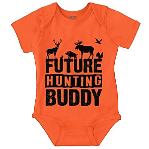 Brisco Brands Future Hunting Buddy Little Hunter Baby Romper Boys or Girls