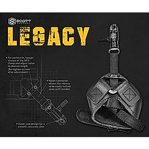 Scott Archery unisex adult Scott Archery Legacy Release, Black, One Size US