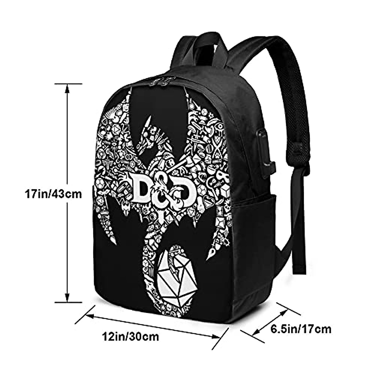 Cynteop Travel Laptop Backpack,Large Anti Theft Backpack for Men and Women with USB Charging Port,Resistant Big Business Computer Backpack Bag Fit 17 Inch Laptop and Notebook