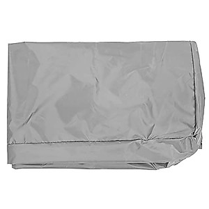 Milltrip Swing Canopy Cover Replacement, Patio Canopy Swing Cover Waterproof Swing Chair Awning Outdoor Swing Cover for Garden Courtyard(Grey)