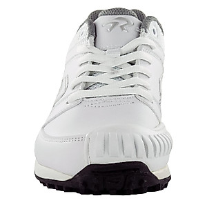 Ringor - Women's Flite Turf Pitching Softball Shoe (8.0 - White/Silver)