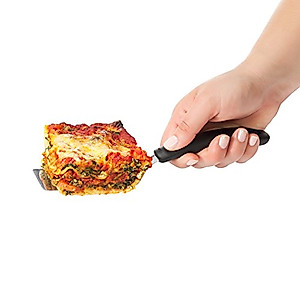 OXO Good Grips Stainless Steel Cut and Serve Turner, Black