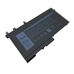 Aluo 93FTF New Laptop Battery compatable with Dell Precision 15 3520 3530 Latitude 5280 5480 5580 5590 5490 5288 5290 5488 E5280 E5480 E5580 E5490 E5590 E5290 D4CMT 4YFVG 83XPC 083XPC