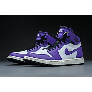 Jordan Mens 1 High Zoom Air CMFT CT0978 501 Crater Purple - Size 10.5