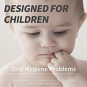 UAIAGM 5 pack Toddler Tongue Cleaner Kids Tongue Scraper or Cleaner Set Dental Scrapers for Kids Helps Freshen Breath Remove Gunk Multicolored with Easy-to-Grasp Handles and Brush Covers