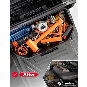 KEMIMOTO Removable Storage Bins, Passenger Under Seat Storage Box Compatible with Can-Am 2016 2017 2018 2019 2020 2021 2022 2023 Defender HD8 / HD10 / HD5 / Max HD8 / Max HD10, Replace OEM #715003314