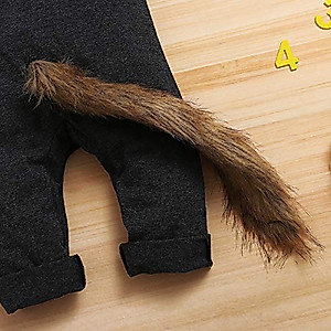 Baby Boy 1st Birthday Outfit Boy First Birthday Romper Wild One Birthday Outfits Boy (Dark Gray-Wild One Long, 12-18 Months)