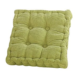 18"x18" Square Comfortable Seat Cushions Home Pillow Indoor Corduroy Chair Pads Cushion for Living Room, Bedroom, Study Room, Dining Room, Balcony Office or Car(Green)