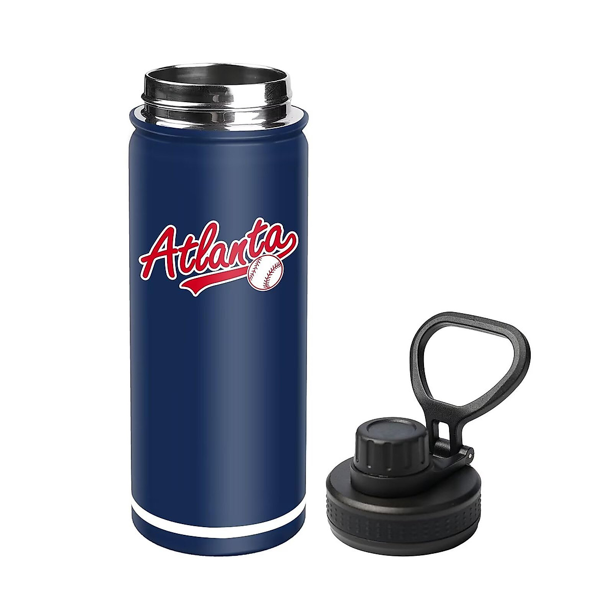 ANTKING Atlanta Tumbler Travel Mug Coffee Cup Custom Name Number for Men Women Youth Gifts