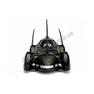 Jada Toys DC Comics Batman Forever Batmobile & Batman Figure 1:24 Die - Cast Vehicle with Figure Matte Black