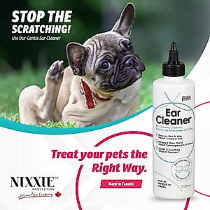 NIXXIE TRADES SENSE EnviroFresh Dog Ear Cleaner - Ear Cleaner for Dogs - (250ml/8.5oz) Dog Ear Cleaning Solution - Ear Drops for Dogs - Pet Hygiene Personal Care - Cat Ear Cleaner