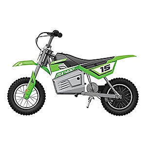Razor MX400 Dirt Rocket Kids Ride On 24V Electric Toy Motocross Motorcycle Dirt Bike, Speeds up to 14 MPH, Green