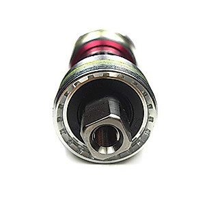 OMNI Racer Worlds LIGHTEST Cromoly Steel Ti Ceramic JIS Square Taper Bottom Bracket: English 68mm: Lengths: 103-127mm (English 68x122.5mm)