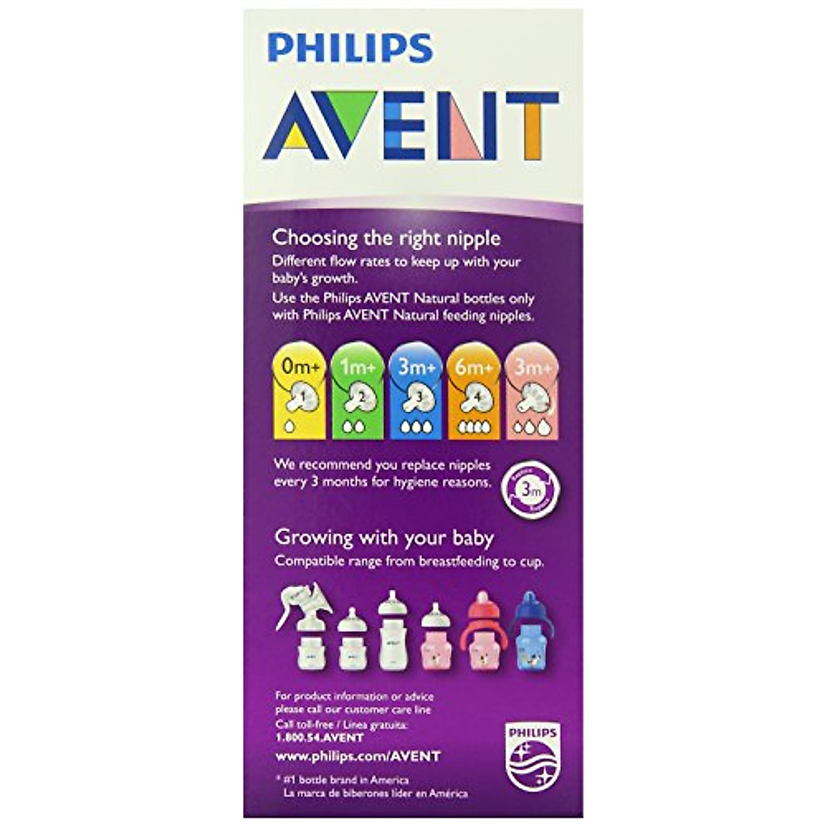 Philips AVENT BPA Free Natural Polypropylene Bottle, 9 Ounce, 2 Pack