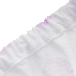 Andi Mae Crib Sheet - Purple Dots - 100% Jersey Cotton - Fits Standard Crib or Toddler Mattresses