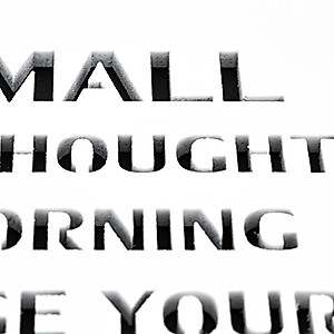 KAUZA Positive Thought Office Decor Inspirational Wall Art Plaques with Sayings Motivational Gifts