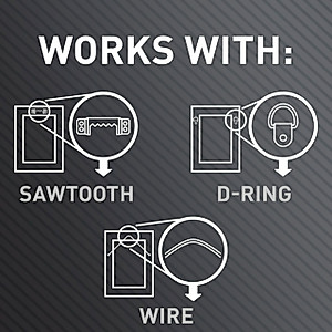 3M CLAW 15, 25 and 45 lb. Drywall Picture Hanger Variety Pack With Spot Markers, Heavyweight Hanging Solution for Room Decor and Office Decor, Including Mirrors or Large Art – 8 Pack