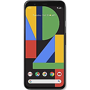 Google Pixel 4 XL (128GB, 6GB) 6.3" 90Hz OLED, IP68 Water Resistant, Snapdragon 855, Fully Unlocked (T-Mobile, Verizon, AT&T, GoogleFi) (w/Fast Wireless Charging Pad, Black)