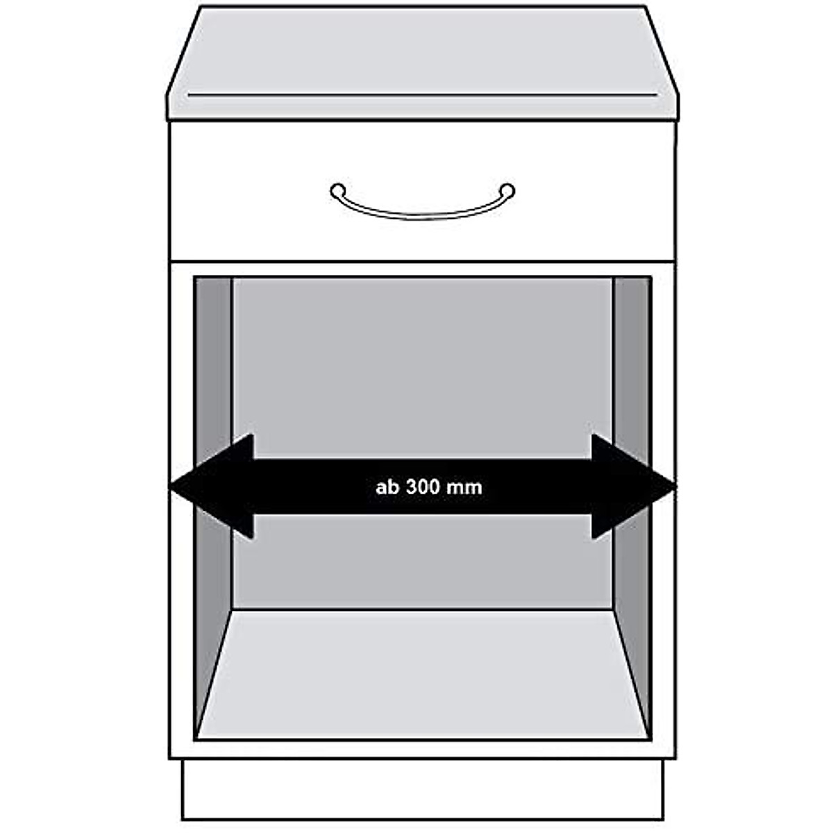 Kitchen Cabinet Double Waste Bin HAILO Tandem 30L Under The Sink Waste sorter 2 x 15 liters