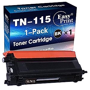 EASYPRINT Black Compatible TN115 TN-115 Toner Cartridge Used for Brother HL-4040CN 4050CDN 4070CDW MFC-9440CN 9450CDN 9840CDW DCP-9040CN 9045CDN Printer, (1xPack)