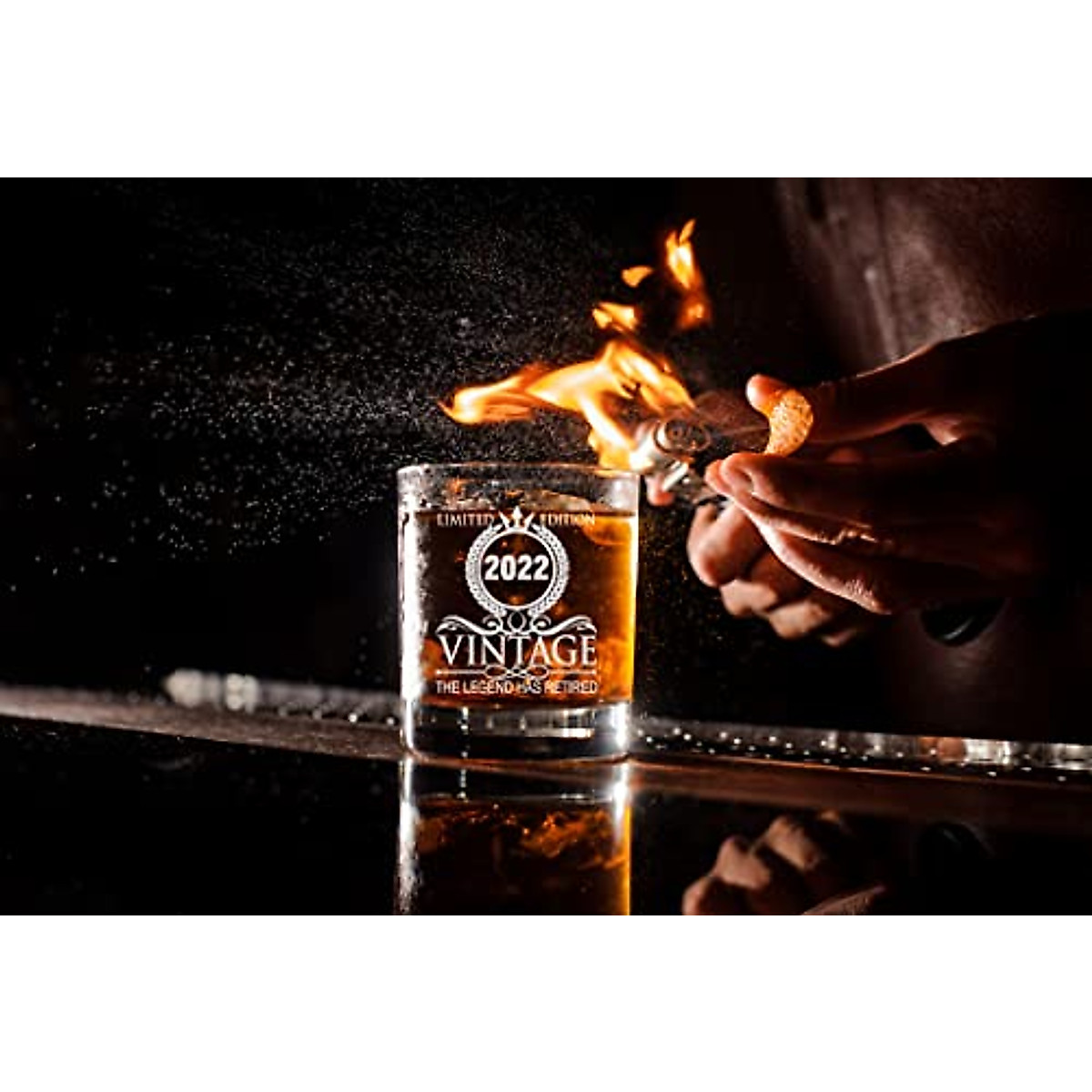 CARVELITA The Legend Has Retired 2022 Limited Editions 11oz Whiskey Glass - Funny Retirement Gifts For Men - Retired Gifts For Women - Happy Retirement Gifts - Retirement Party Decorations For Men