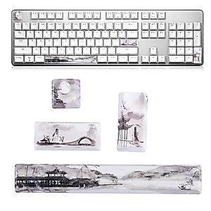 DIY Keycaps Custom Key Caps ESC Keycap Enter Keycap Space Keycap Numpad Enter Keycap Custom Spacebar Keycap Anime Keycaps Spacebar, PTB PC Gaming Mechanical Keyboard Universal Computer Keyboards Cap